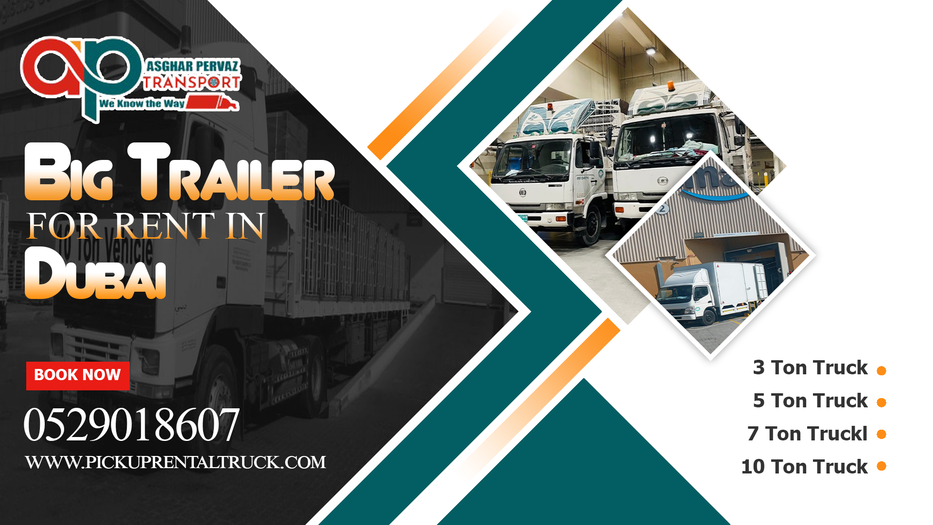 Big Truck Rental Dubai | Heavy Trailer Rental Services UAE